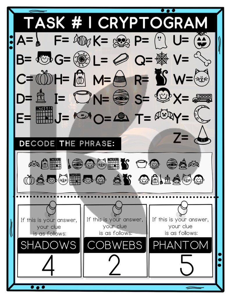 Halloween Escape Room for Kids, Escape Room for Kids, Escape Room ...