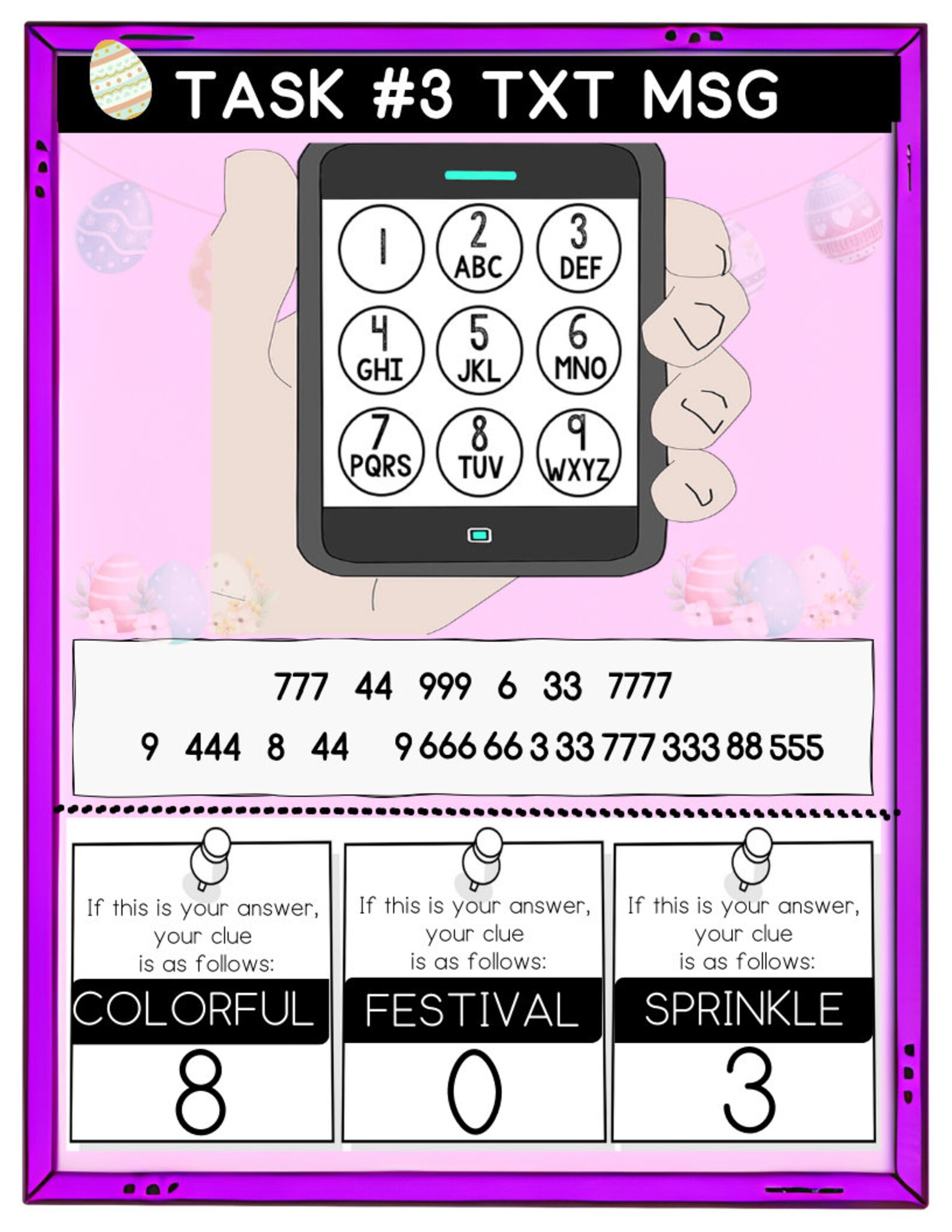 Easter Egg Hunt Escape Room, Escape Room, Escape Room Game, Easter ...