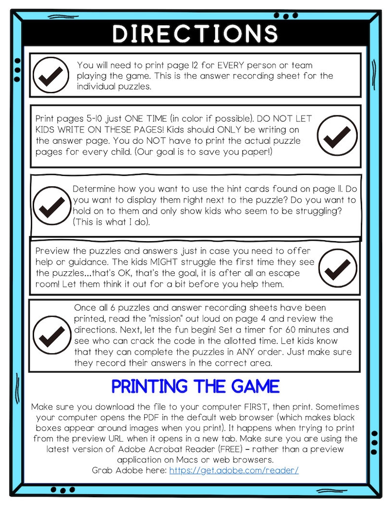 End of Year Escape Room, End of the Year Escape Room, Escape Room End ...