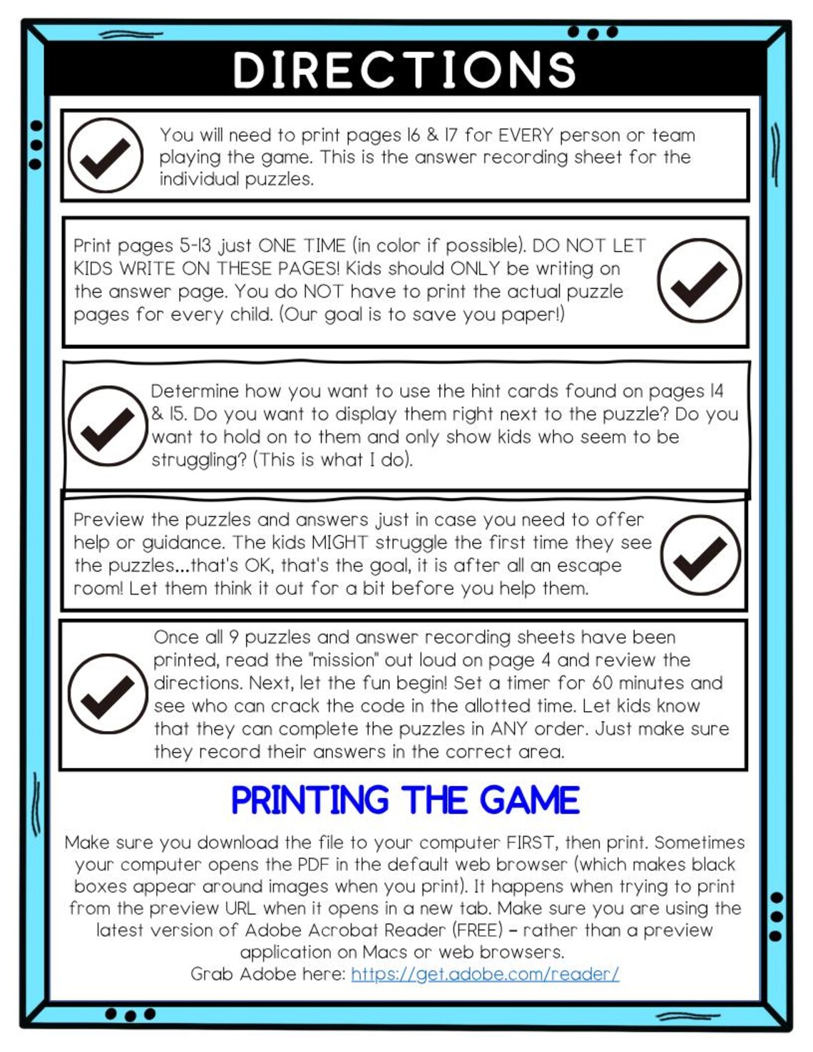 End of Year Escape Room, 9 Puzzles, End of the Year Escape Room, Escape ...