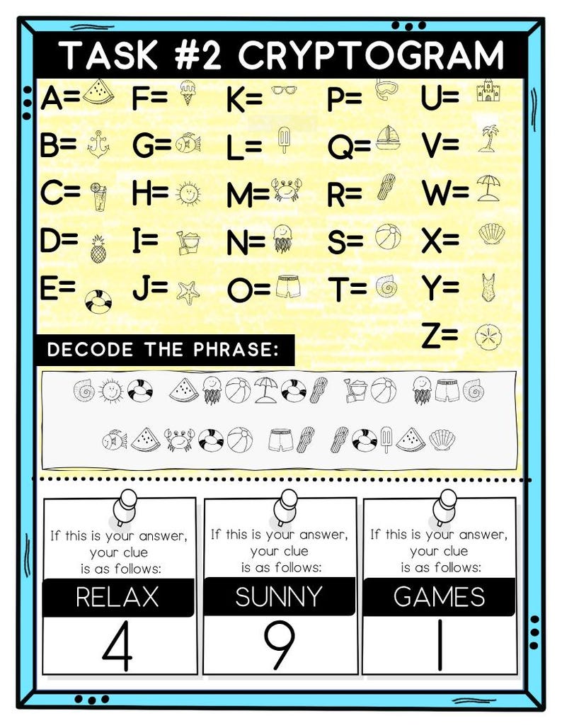 End of Year Escape Room, 9 Puzzles, End of the Year Escape Room, Escape ...