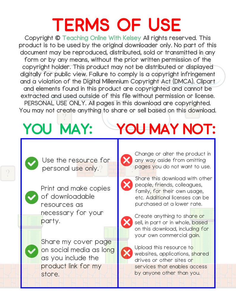 Super Mario Brothers Scavenger Hunt for Kids, Scavenger Hunt for Kids ...