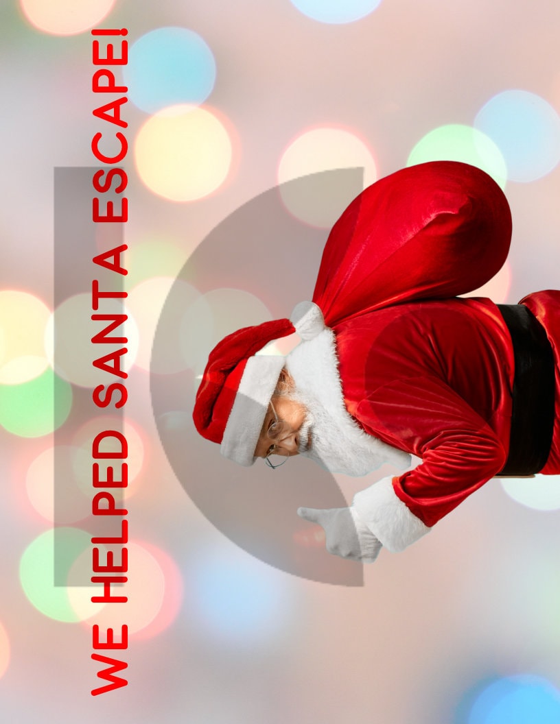 Christmas Escape Room, Escape Room for Kids, Christmas Party Game ...