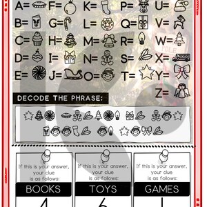 Christmas Escape Room, Escape Room for Kids, Christmas Party Game ...