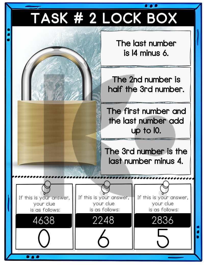 Winter Escape Room for Kids, Escape Room, Escape Room for Kids, Party ...