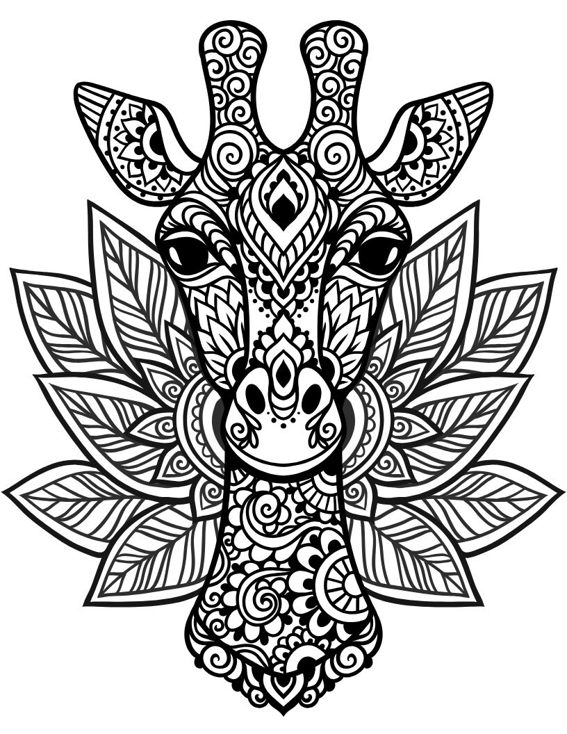 Animal Mandala Coloring Pages, Animal Coloring Pages, Adult Coloring ...