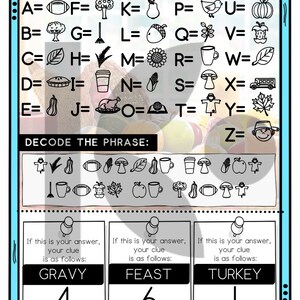 Thanksgiving Escape Room, Escape Room for Kids, Thanksgiving ...