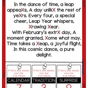 Leap Year Escape Room, Leap Year, Escape Room, Escape Room for Kids ...