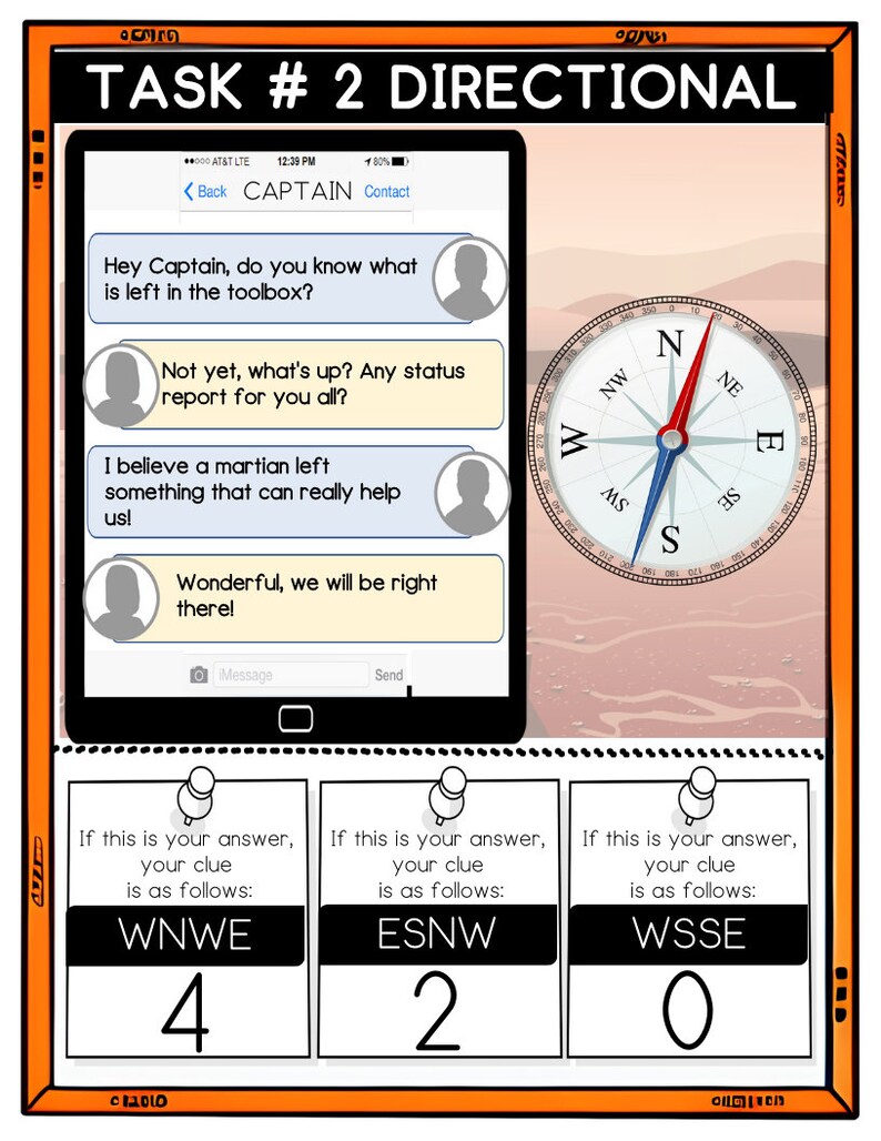 Mission: Mars Escape Room for Kids, Mars Escape Room, Space Escape Room ...