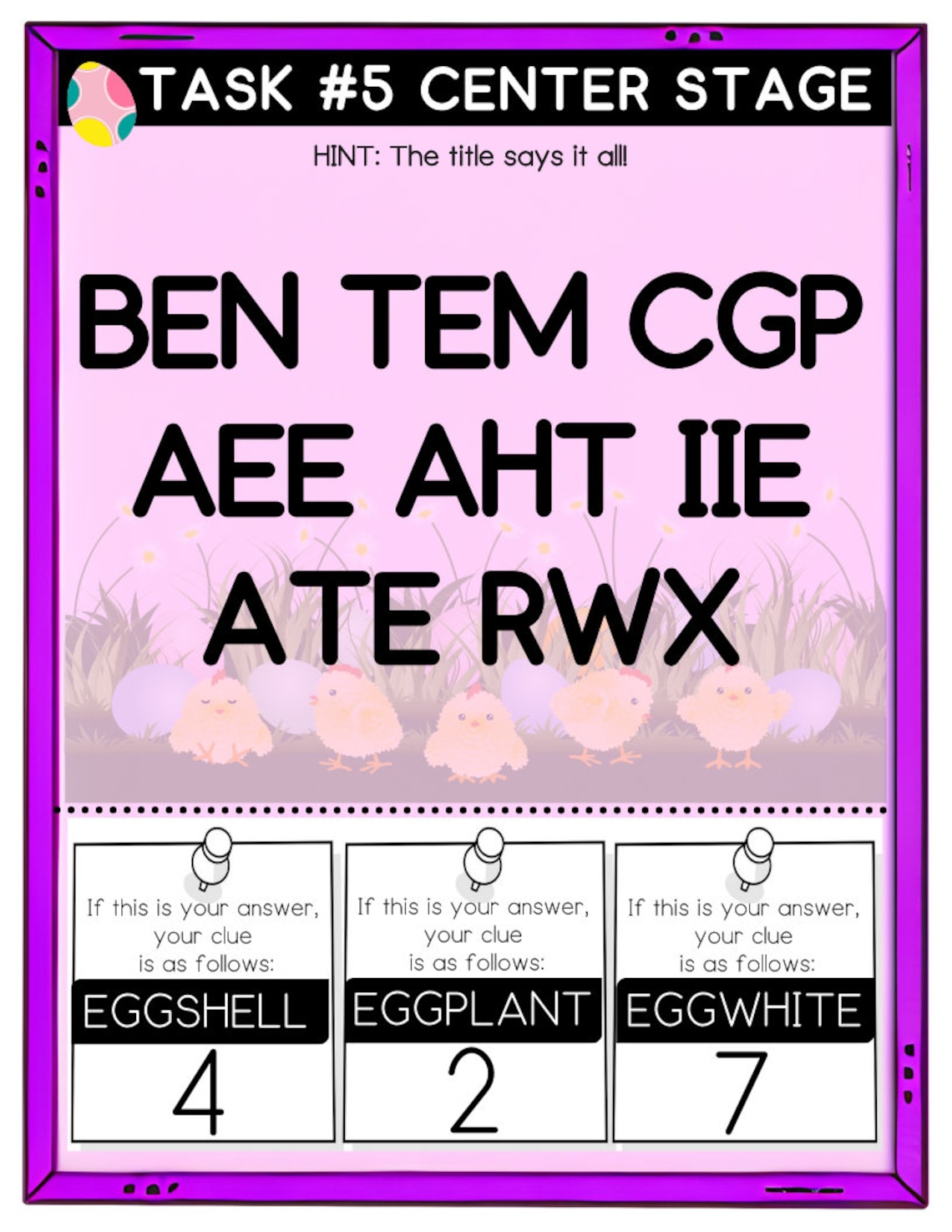 Easter Egg Hunt Escape Room, Escape Room, Escape Room Game, Easter ...