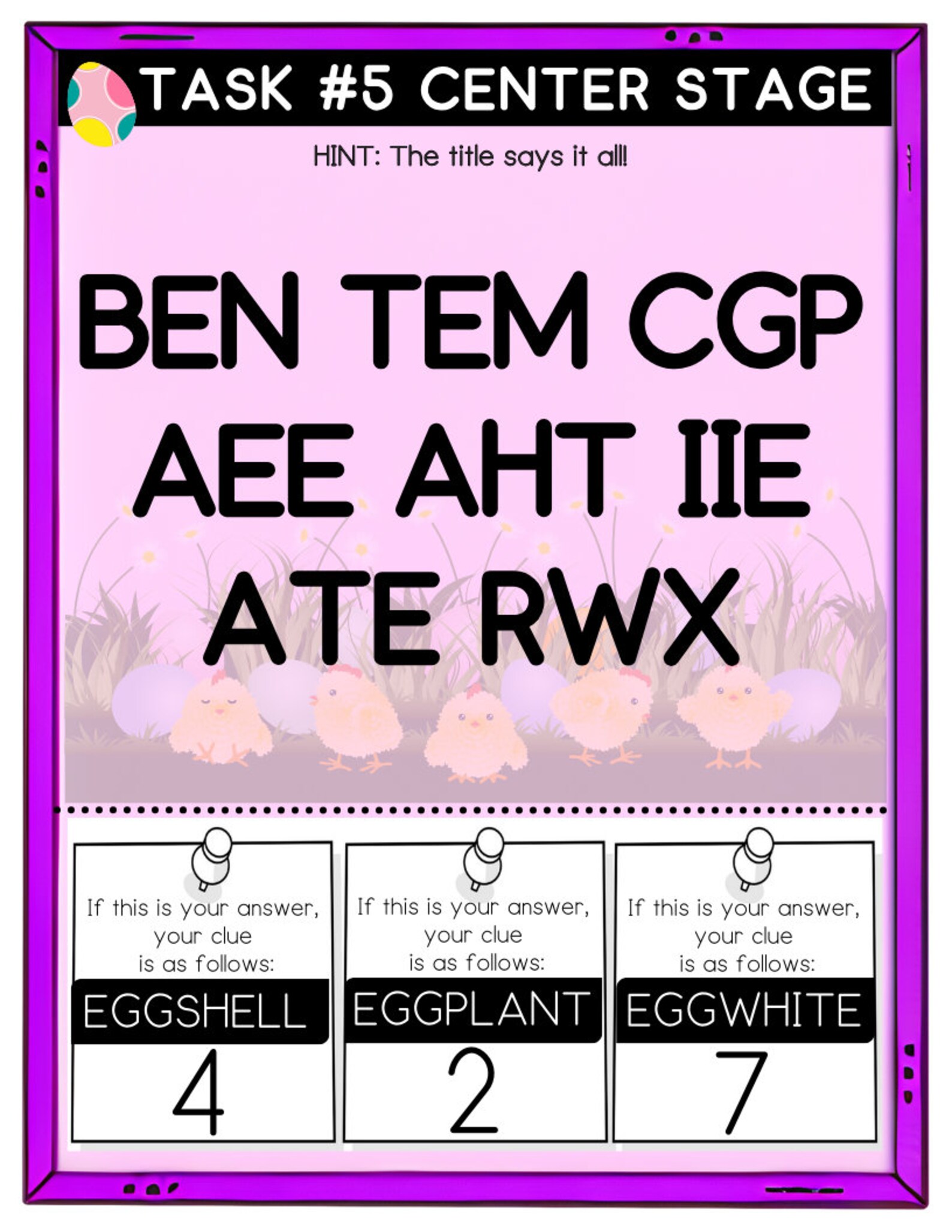 Easter Egg Hunt Escape Room, Escape Room, Escape Room Game, Easter ...