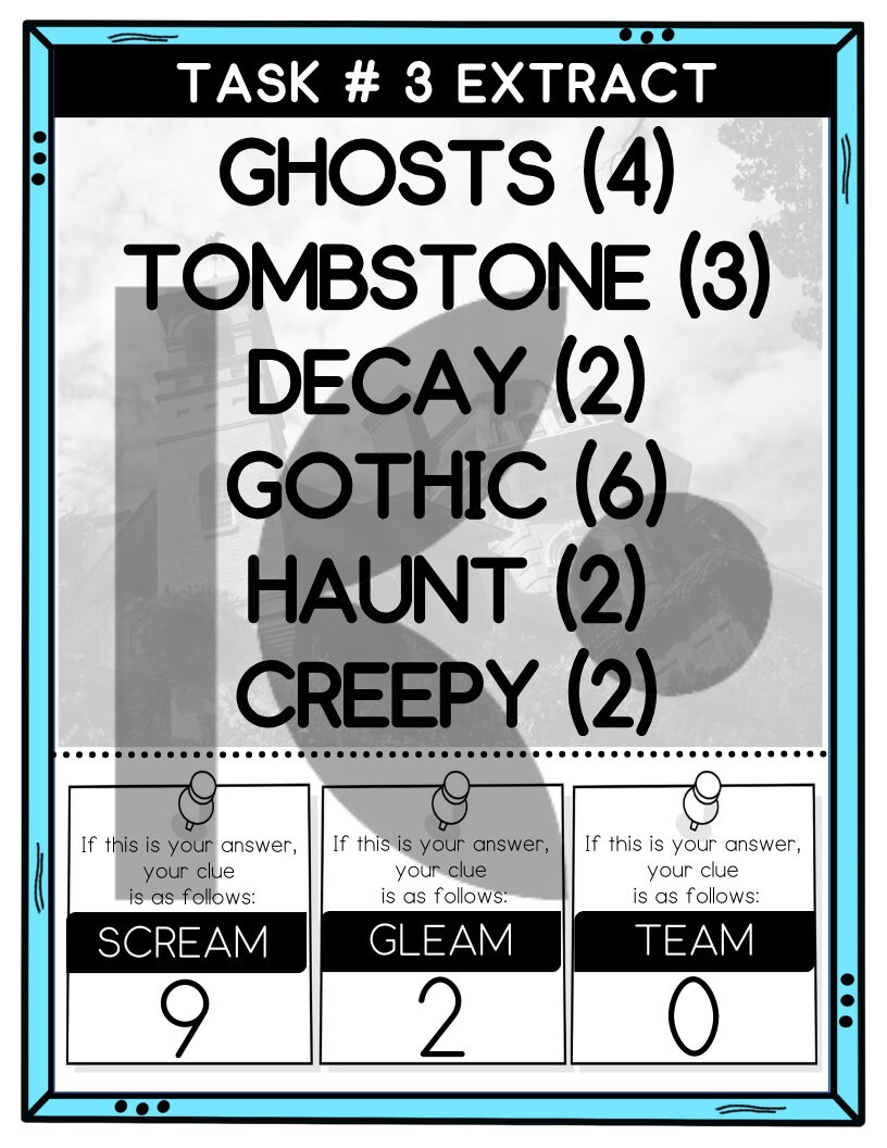 Halloween Escape Room for Kids, Escape Room for Kids, Escape Room ...