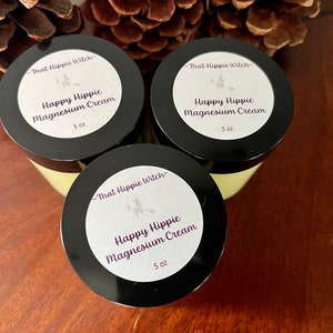 Happy Hippie Magnesium Cream - Etsy