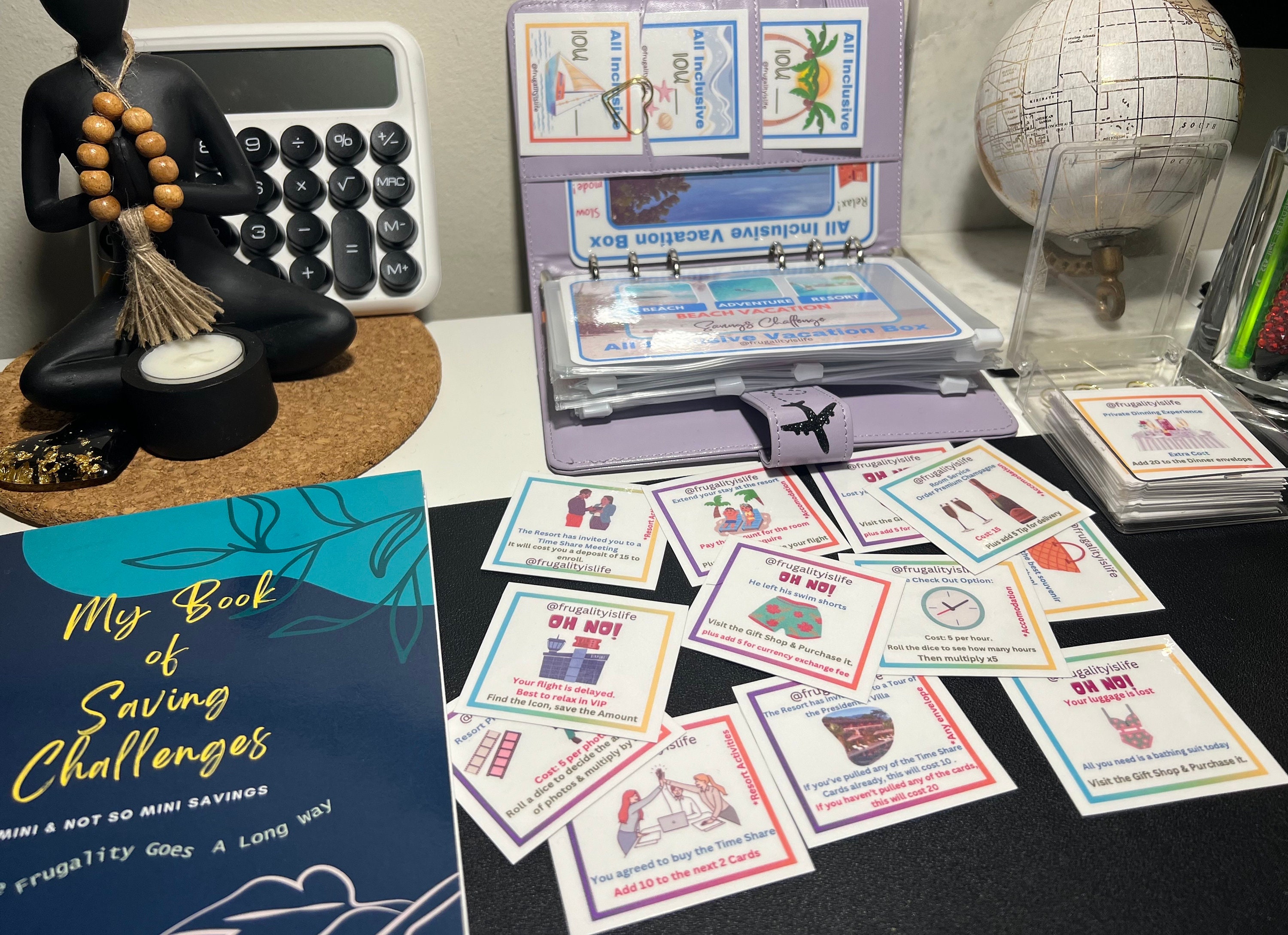 BONUS Add on Cards | All Inclusive Vacation Box Savings Challenge ...