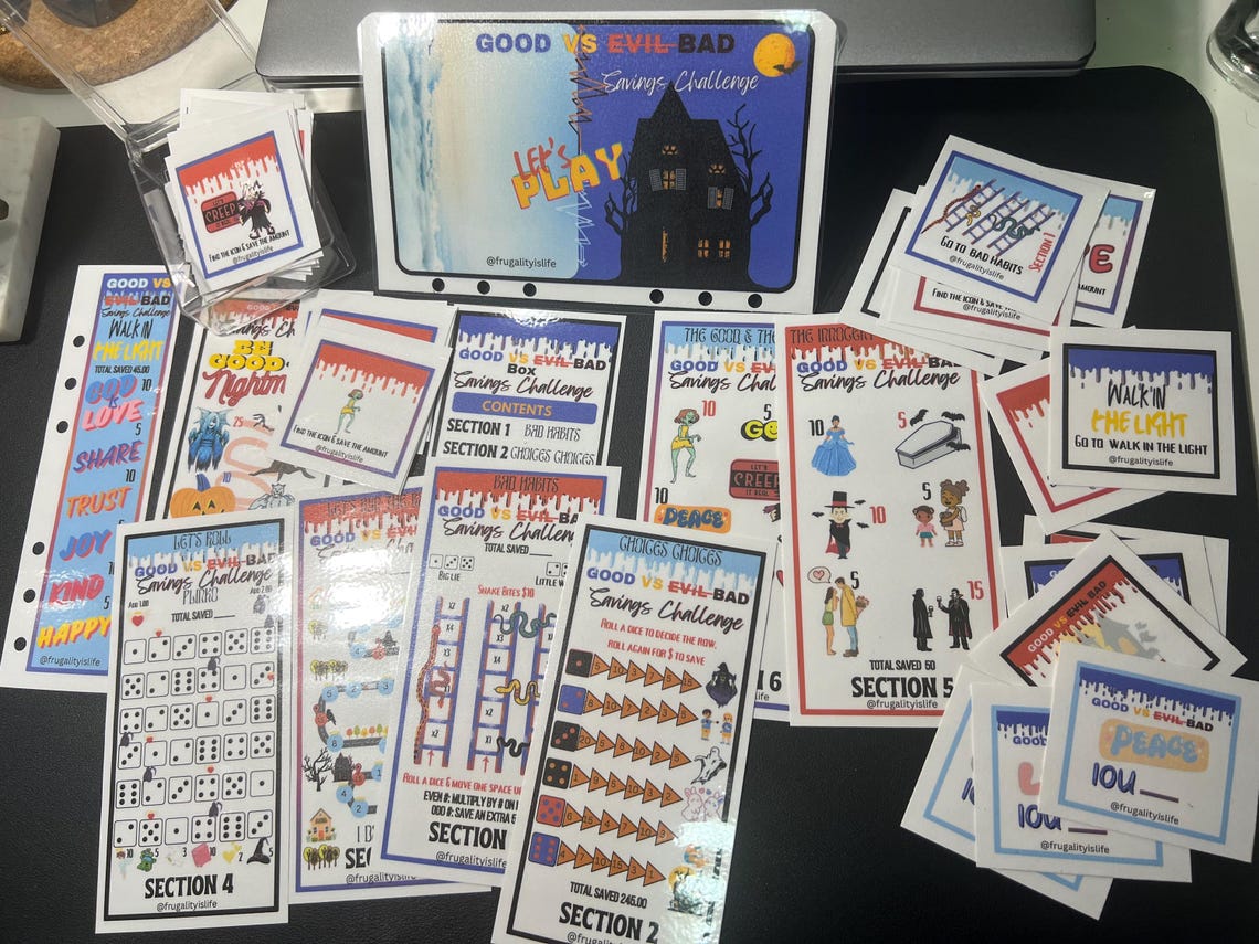 Good Vs Bad Box Savings Challenge Bundle | 6 Sections, 2 Bonus Savings ...