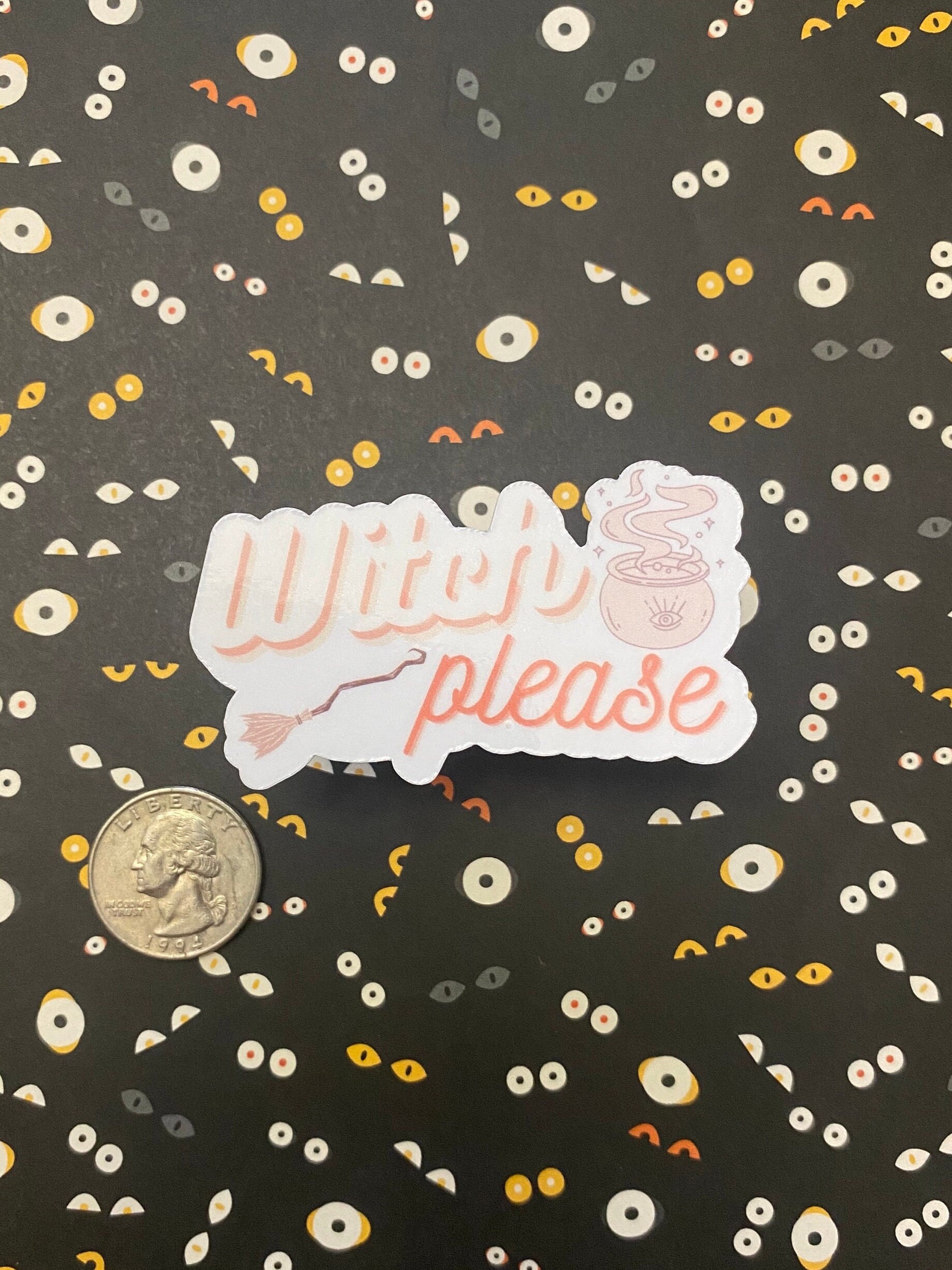 Witch Please Sticker - Etsy