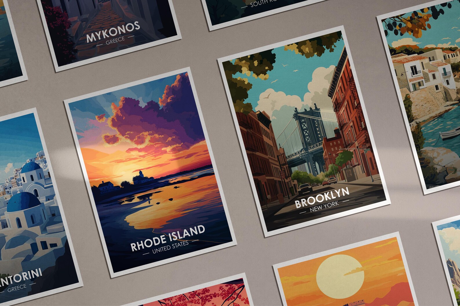 Rhode Island Poster, Rhode Island Wall Art, United States Poster, RI ...