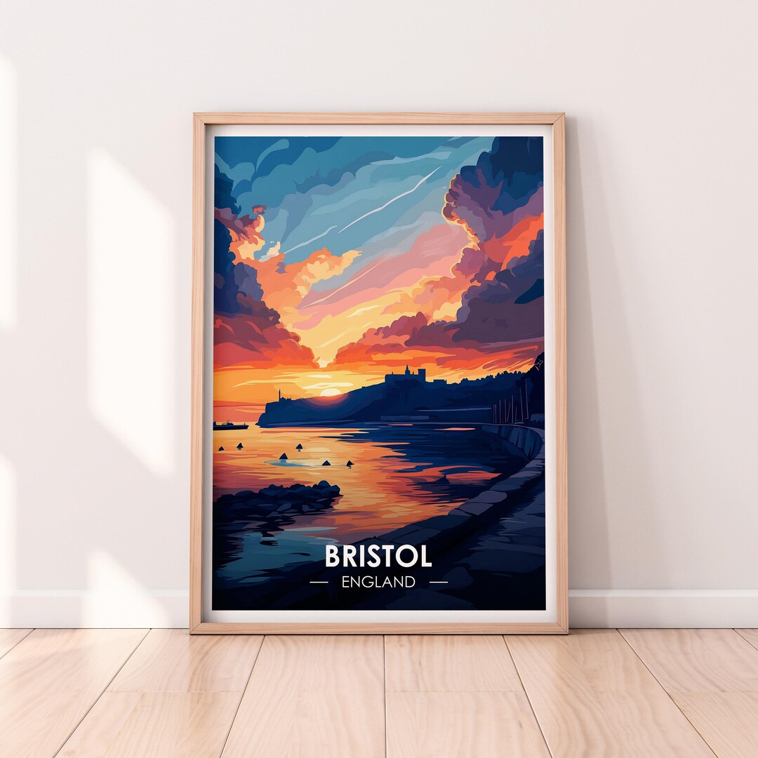 Bristol Print, Bristol Wall Art, England Poster, Bristol, UK Print ...