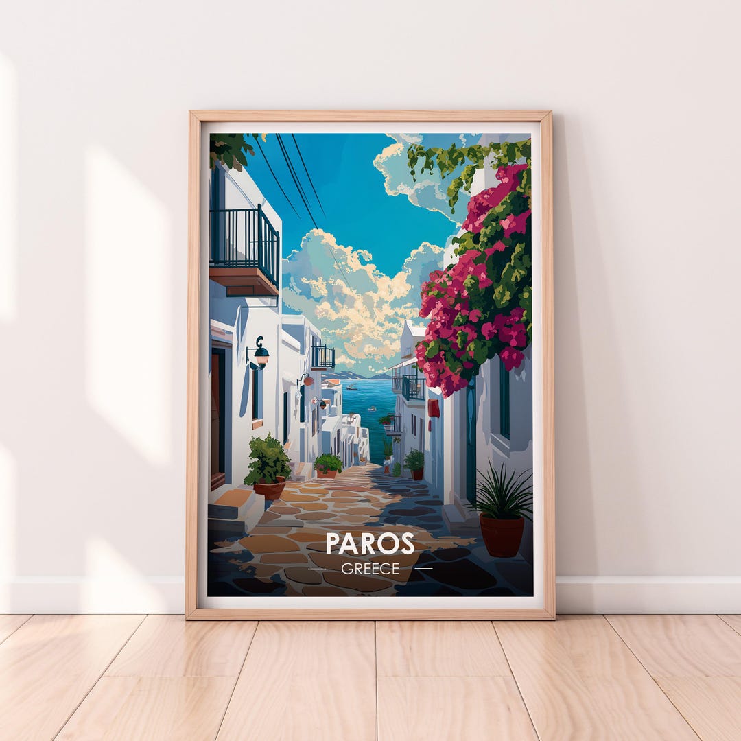 Paros Print, Paros Wall Art, Greece Poster, Paros, Greece Print, Paros ...