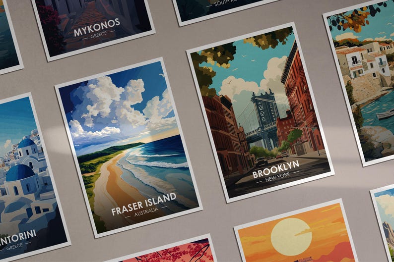 Fraser Island Print, Fraser Island Wall Art, Australia Poster, Fraser ...