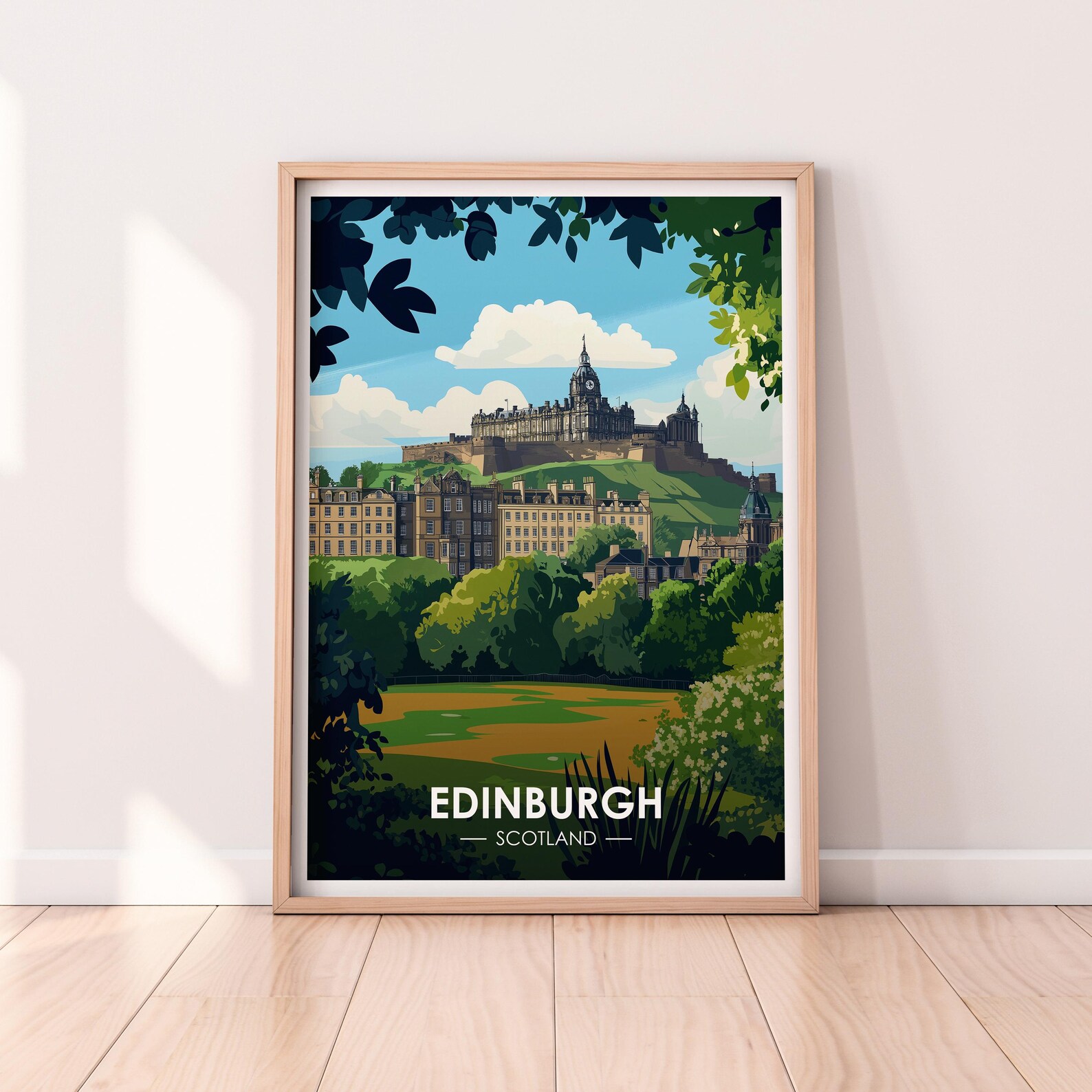 Edinburgh Poster, Scotland, Travel Poster, Premium Print, Edinburgh ...