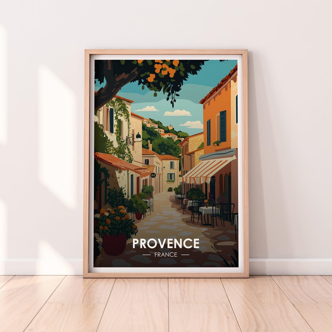 Provence Poster, France, Travel Poster, Premium Print, Provence Print ...