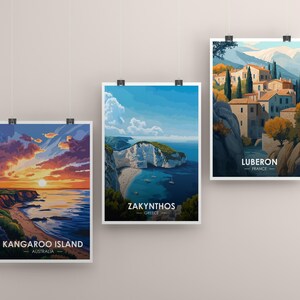 Kangaroo Island Print, Kangaroo Island Wall Art, Australia Poster ...