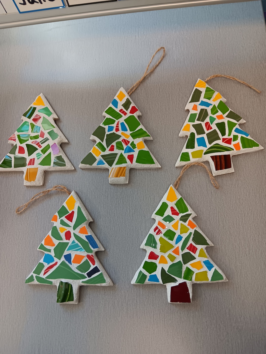 Mosiac Christmas Tree Ornament CLEARANCE PRICE NOW - Etsy