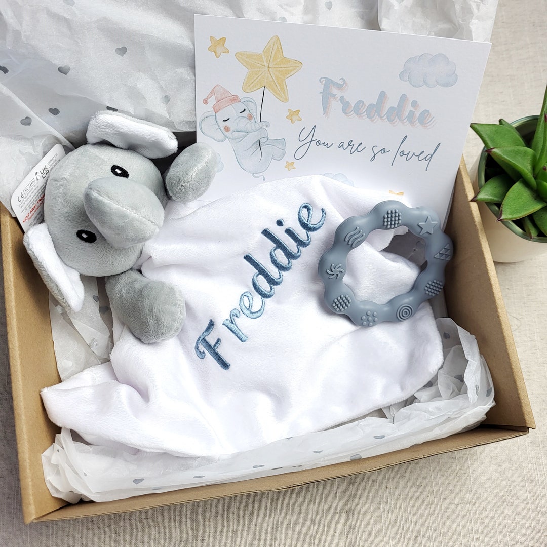 Newborn Gifts With Baby Name, Personalised Gifts for Babies, Comfort ...