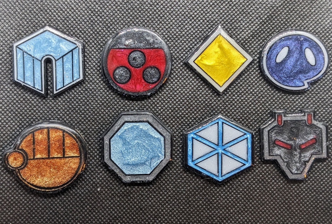 Johto Region Gym Badge Pins gen 2 - Etsy