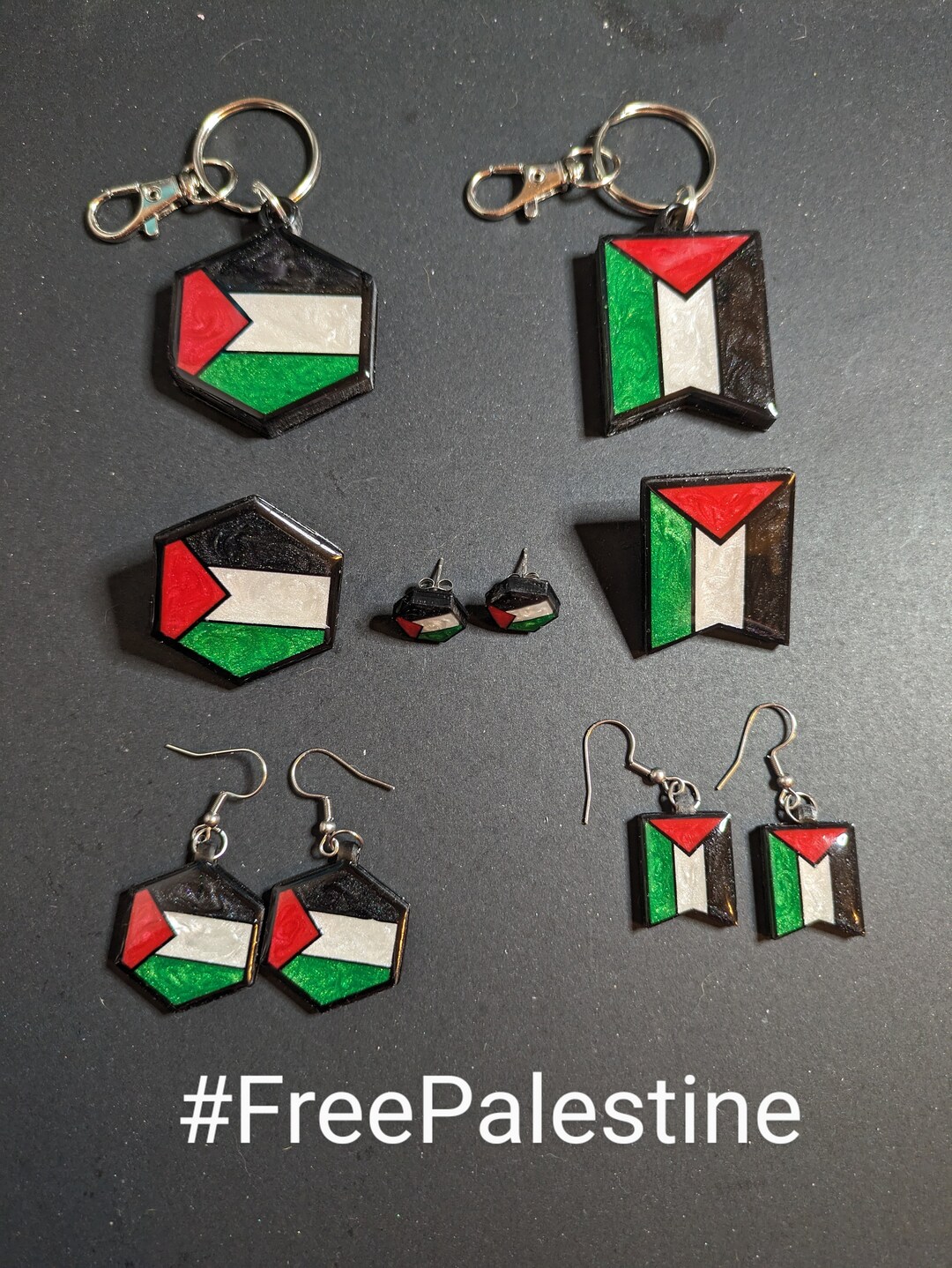 Palestine Fundraiser Keychains, Pins, and Earrings - Etsy