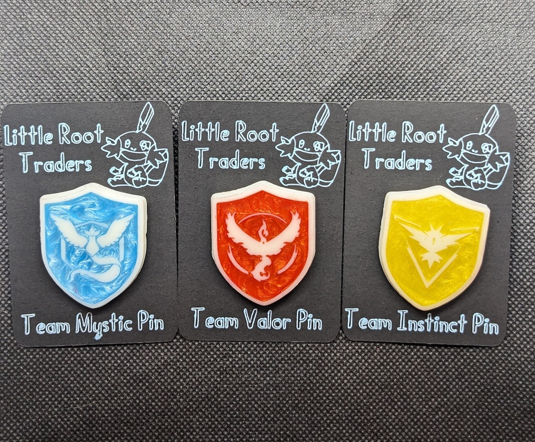 Pokemon Go Team Pins - Etsy
