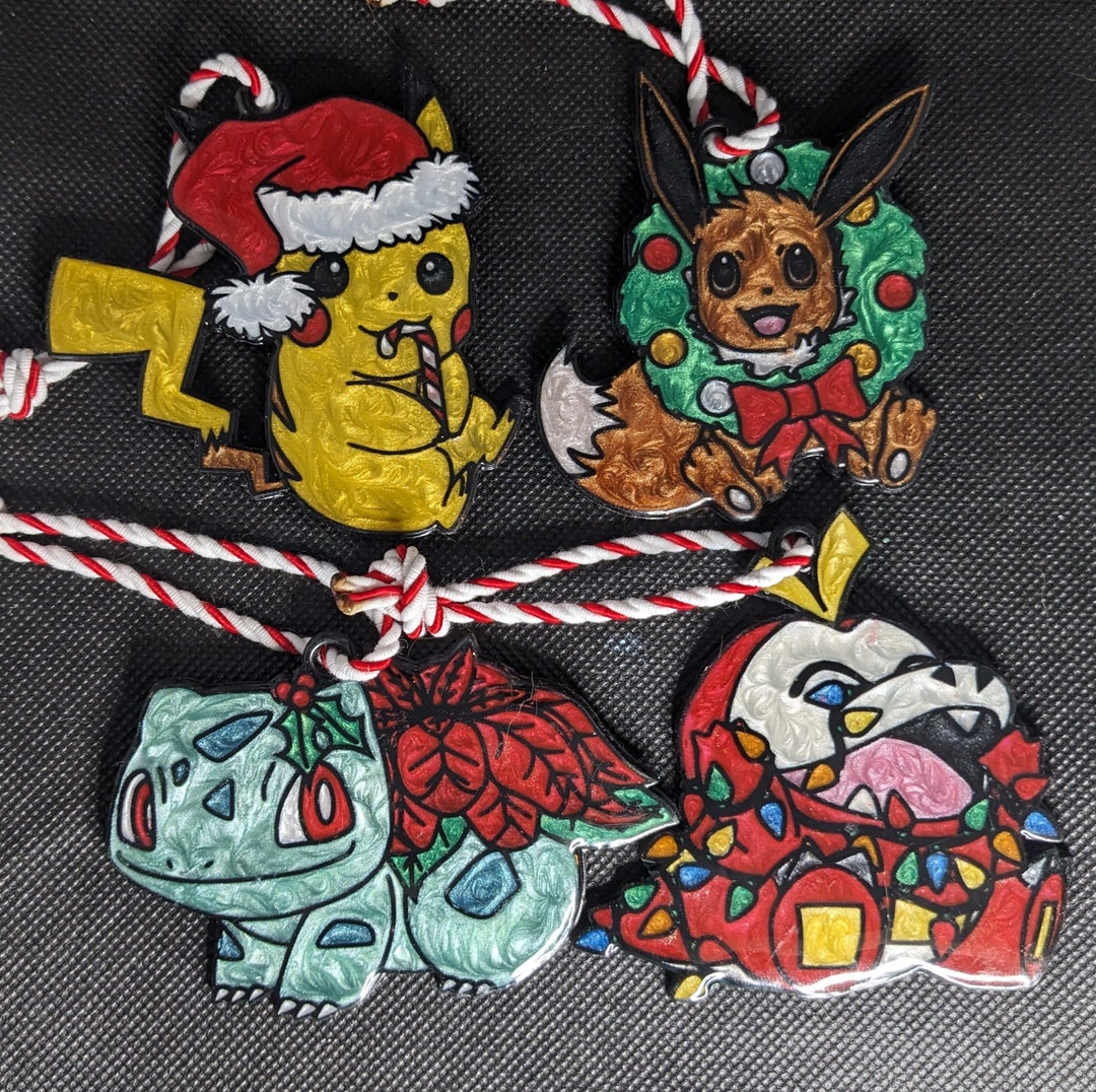 Pokemon Christmas Ornaments - Etsy