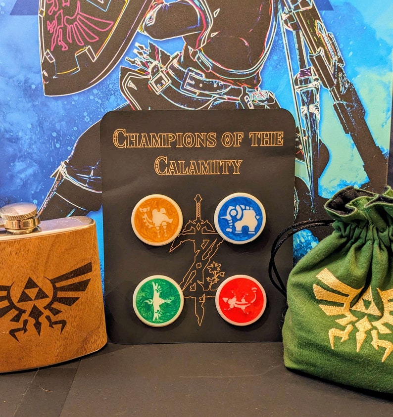 Breath of the Wild Champions Pin Set - Etsy