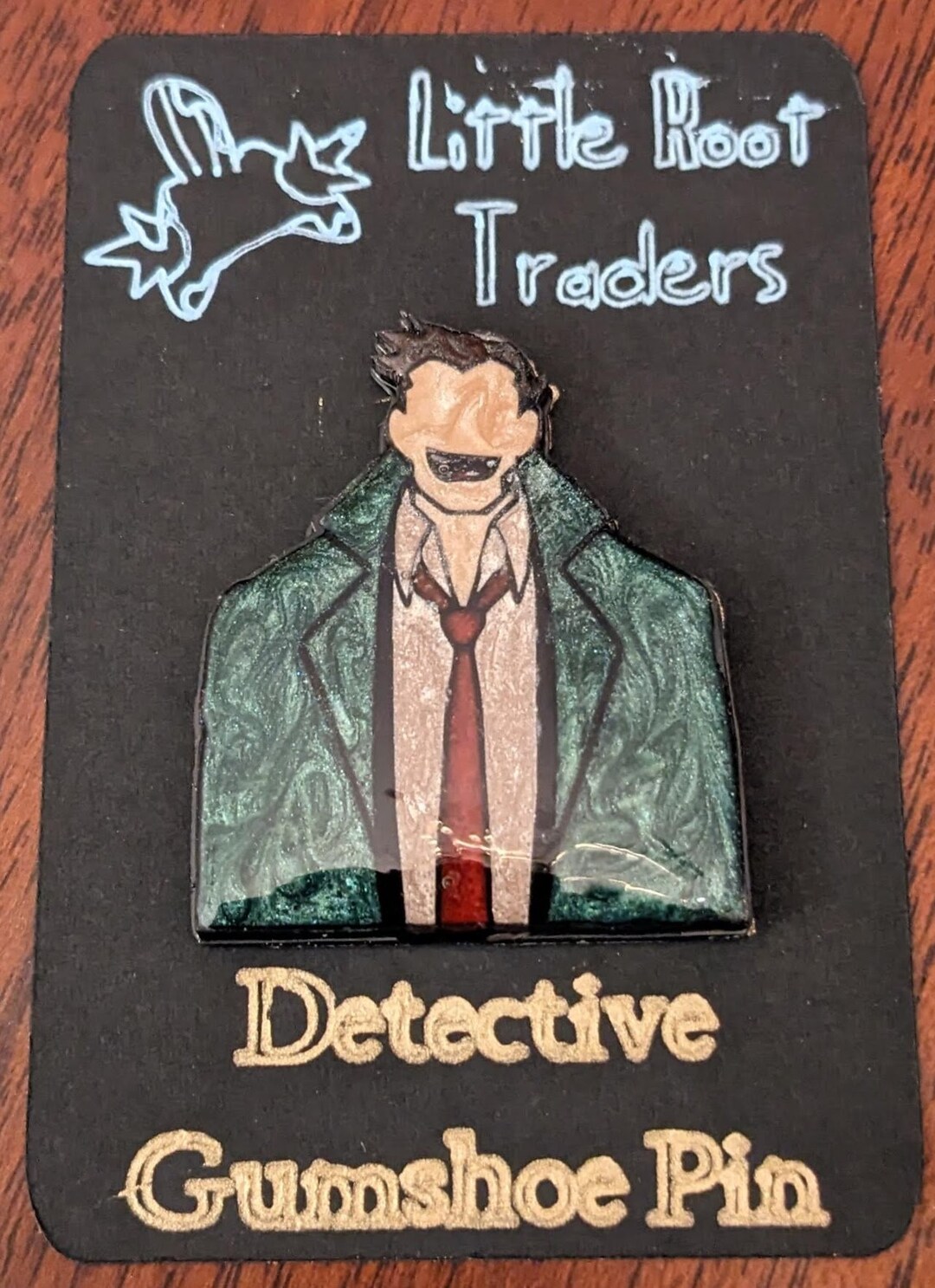 Detective Gumshoe Figure Pin - Etsy