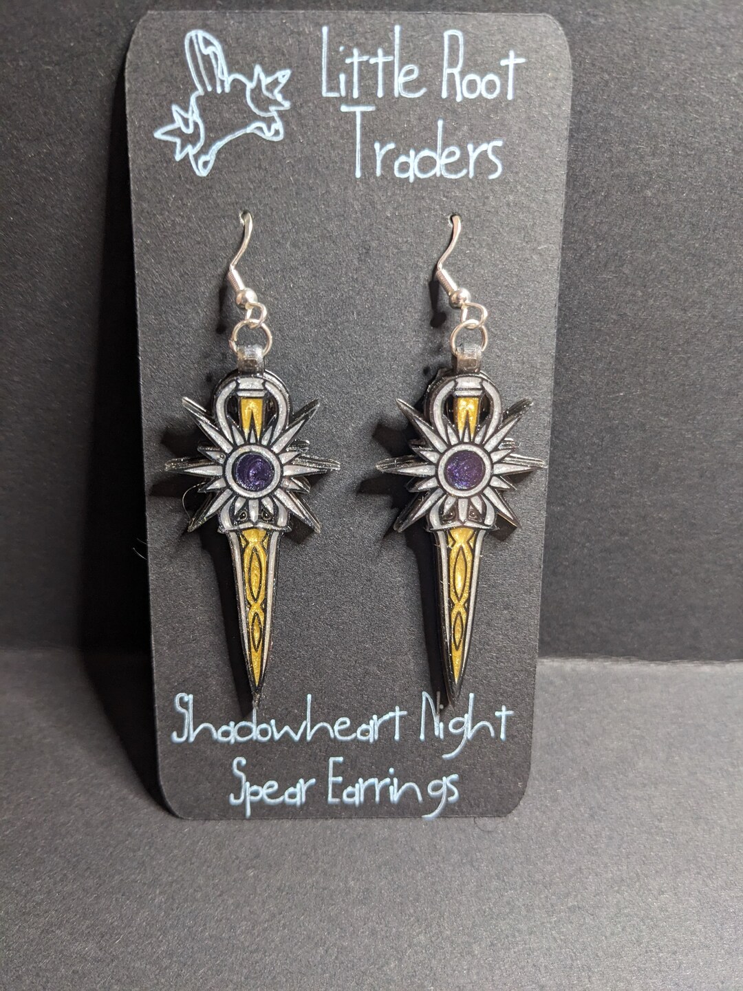 Shadowheart Night Spear Earrings - Etsy