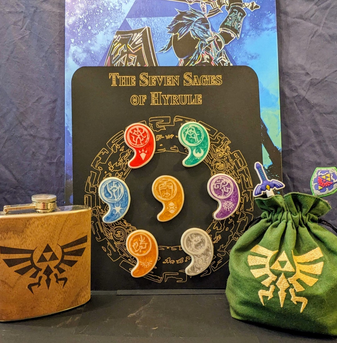 Tears of the Kingdom: Secret Stones of the Sages Pins 2" - Etsy