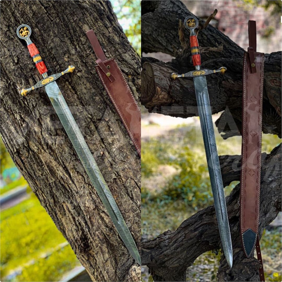 Hercules Sword by Marto DAMASCUS Steel Sword, Collectible Fantasy Sword ...