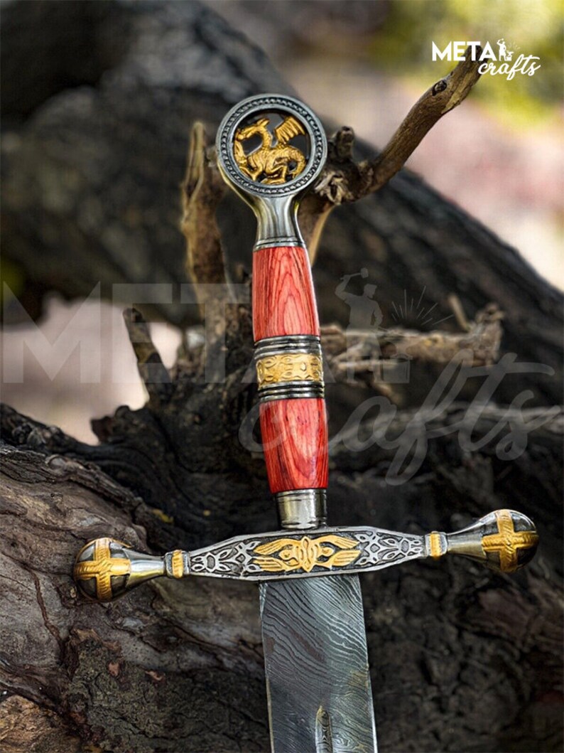 Hercules Sword by Marto DAMASCUS Steel Sword, Collectible Fantasy Sword ...