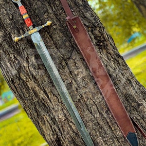 Hercules Sword by Marto DAMASCUS Steel Sword, Collectible Fantasy Sword ...