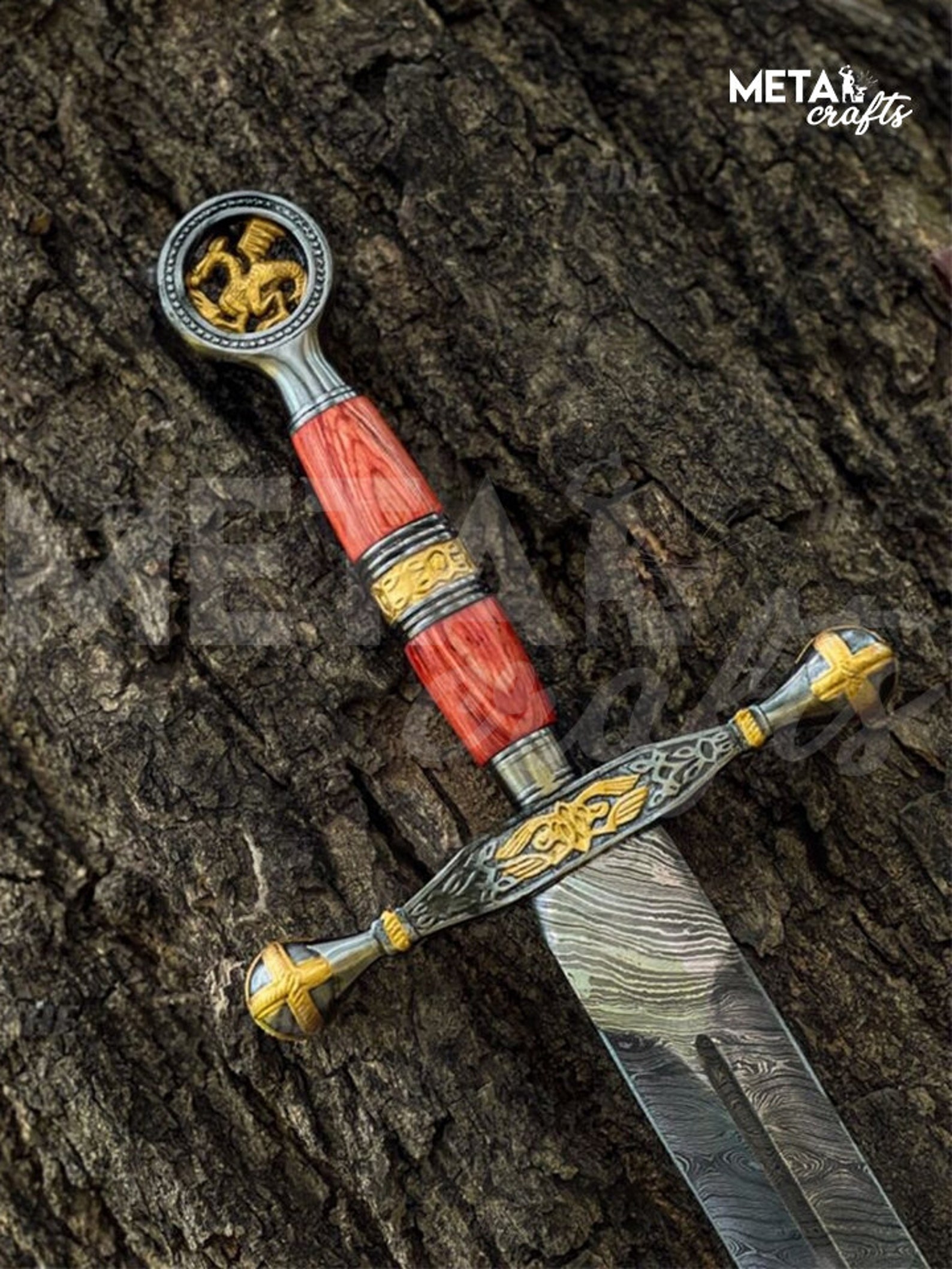 Hercules Sword by Marto DAMASCUS Steel Sword, Collectible Fantasy Sword ...