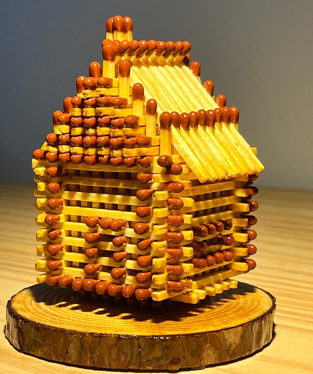 Matchstick House - Medium W/platform (347308), Gift for Her, Gift for ...