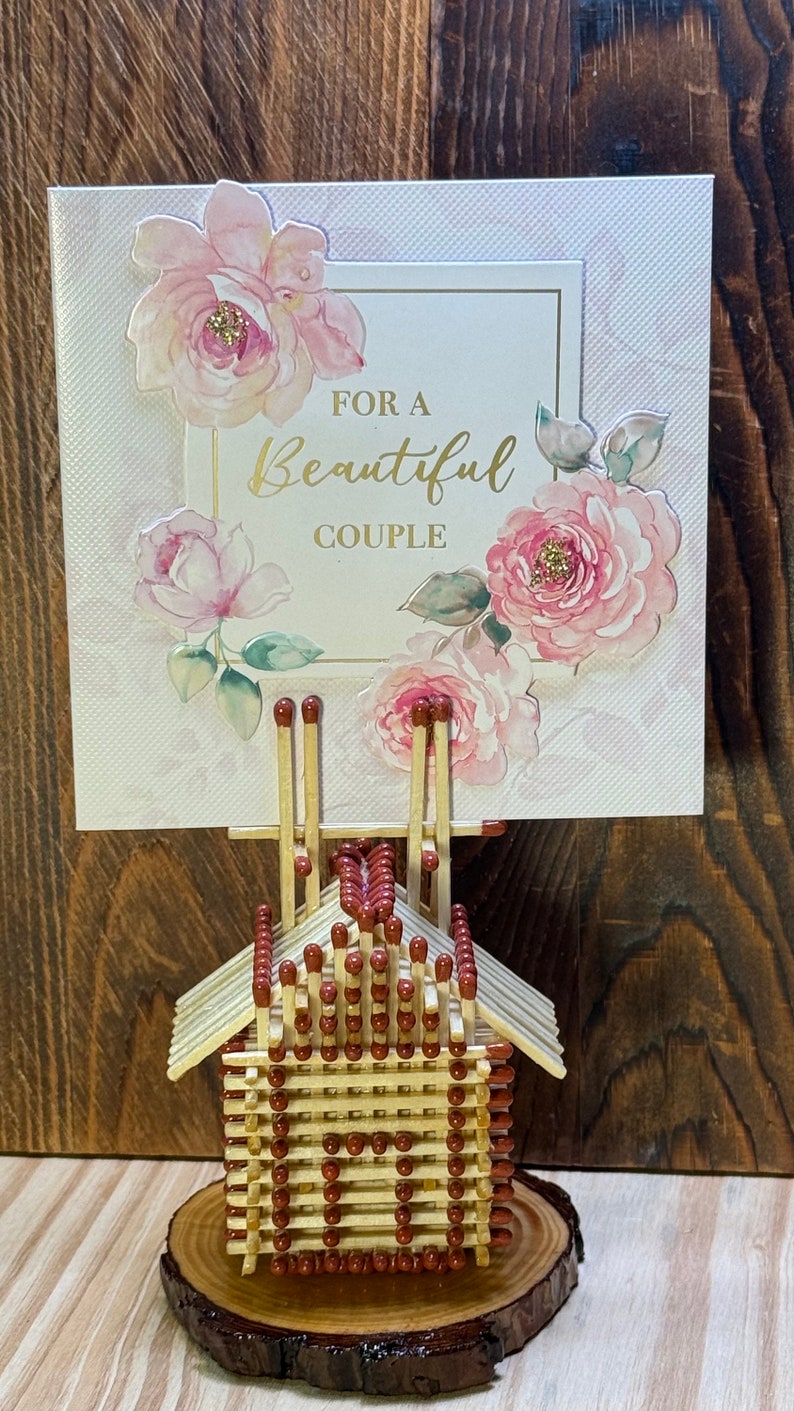 Matchstick House - Greeting Card/photo Holder (753974) Gift for Her ...