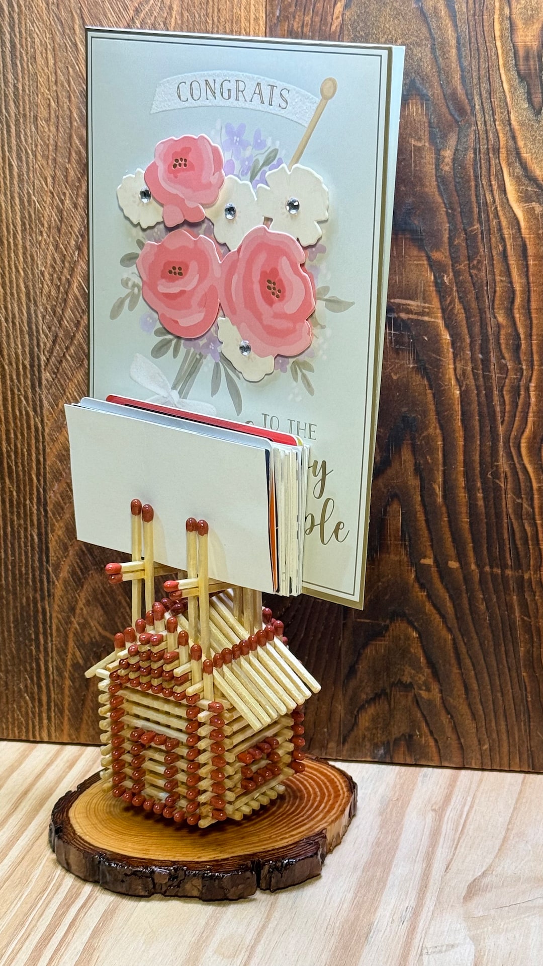 Matchstick House - Card/photo/greeting Card Holder (753975) Gift for ...