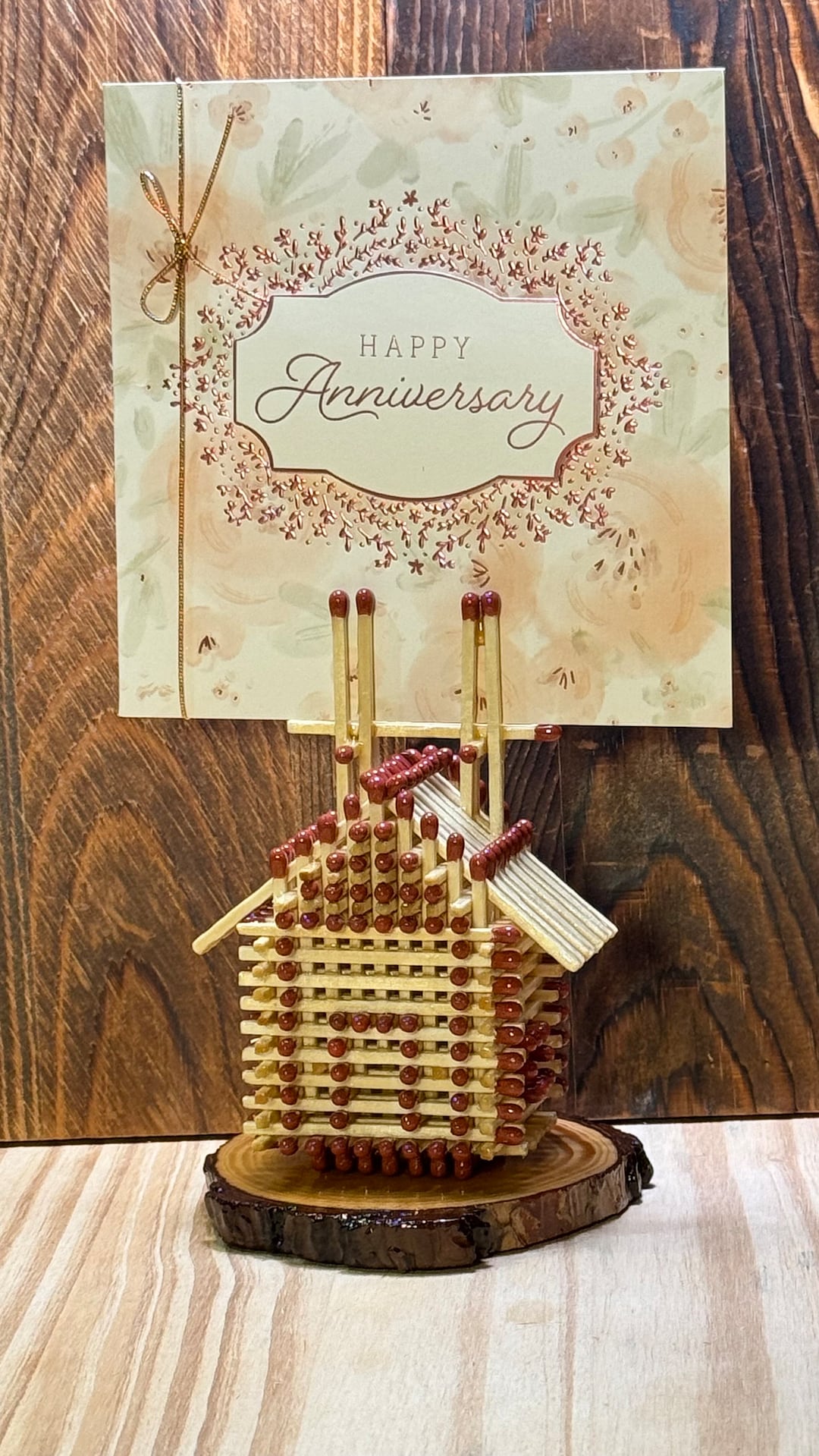 Matchstick House - Greeting Card/photo Holder (753974) Gift for Her ...