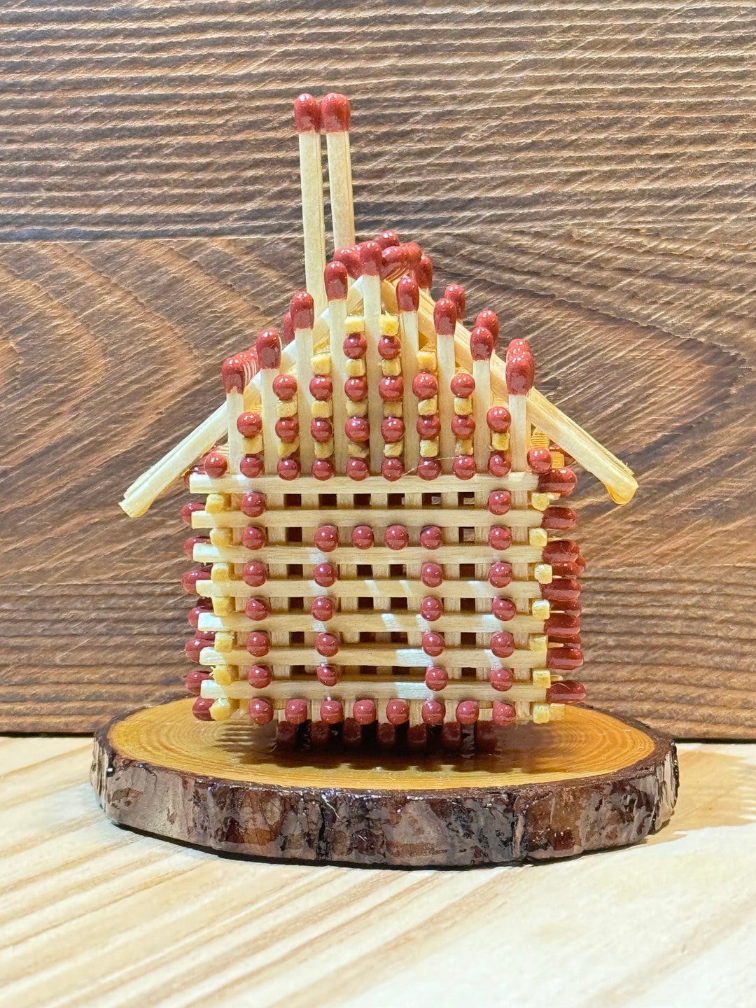 Matchstick House - Short W/platform (236206) Gift for Him, Gift for ...