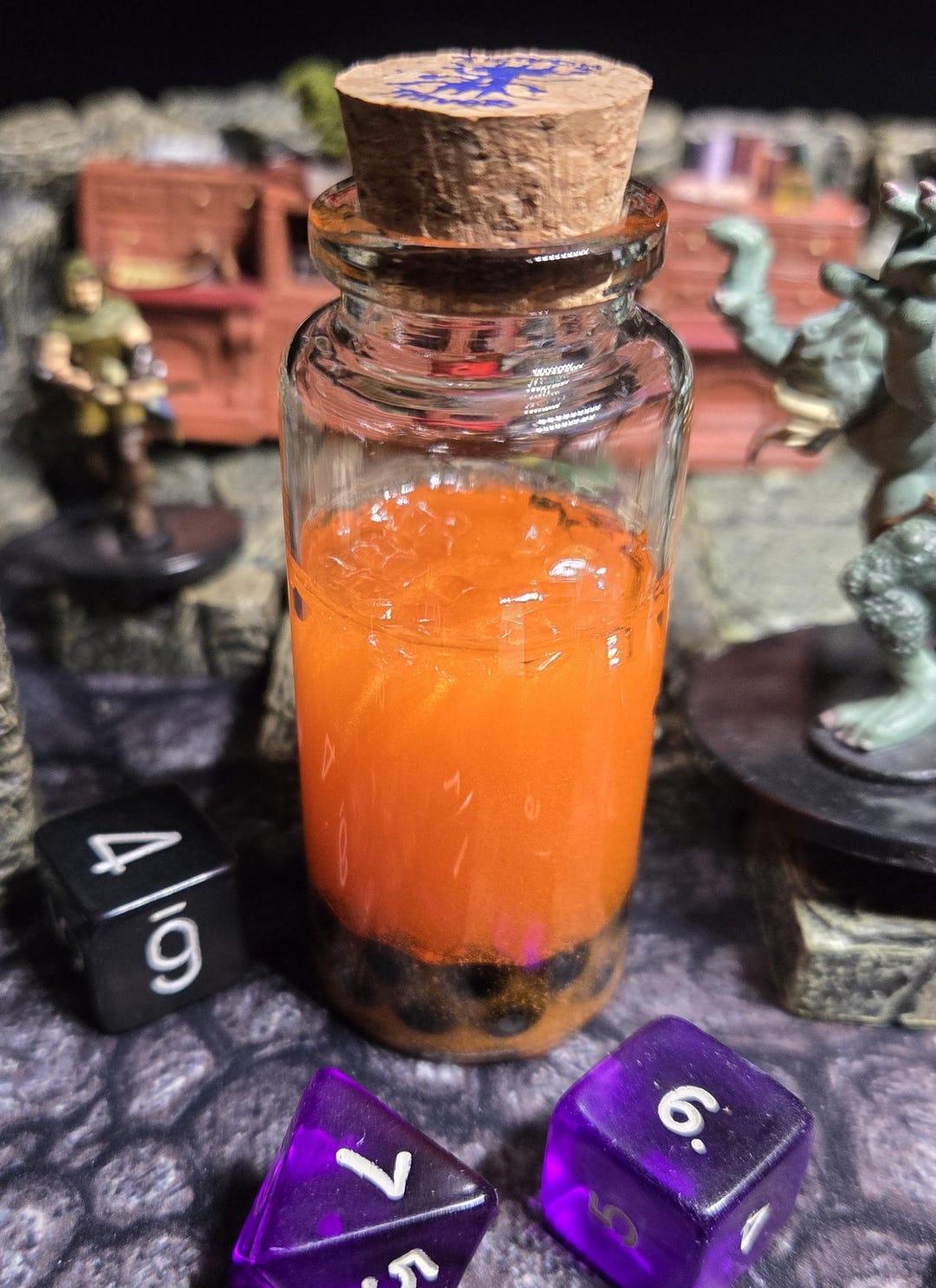 Orange Potion | Dnd Prop Bottle - Etsy