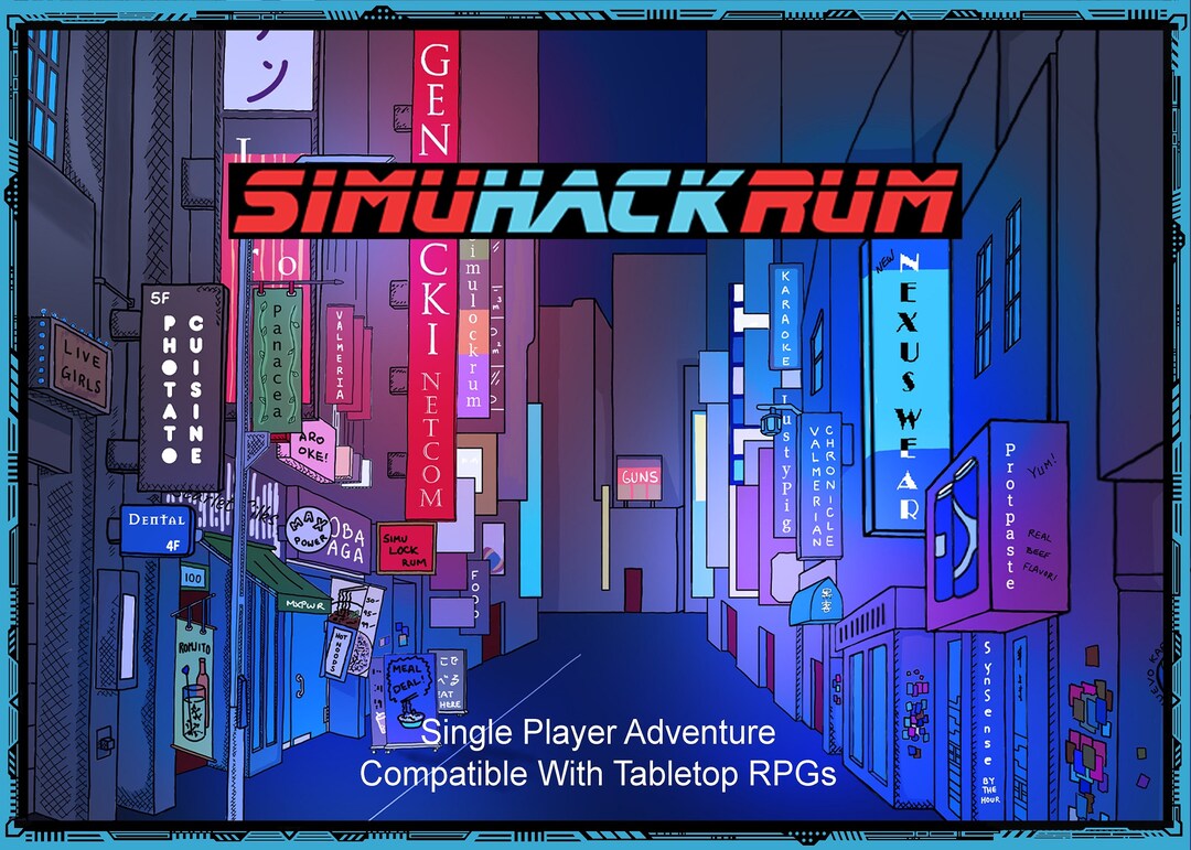 Simhackrum - TTRPG Hacking Mini Game (w/solo Play Mode) - Etsy