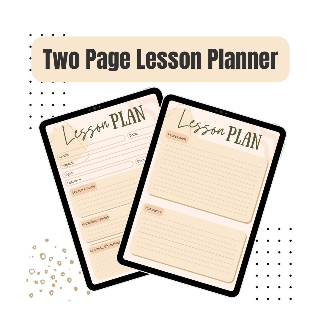 Teacher Planner , Digital Teacher Planner, Academic Planner, Printable ...
