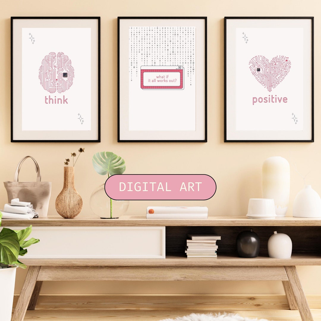 Think Positive: Digital Art of Hope and Optimism Unravel the Power of ...